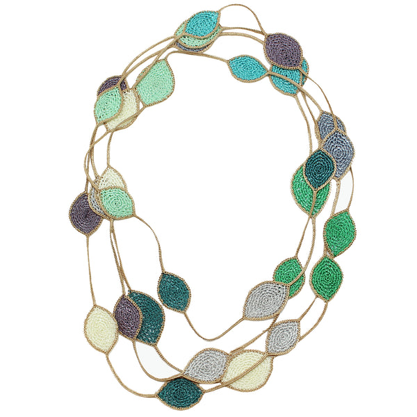 Oya Lace Leaf Necklace - Barnes Shop